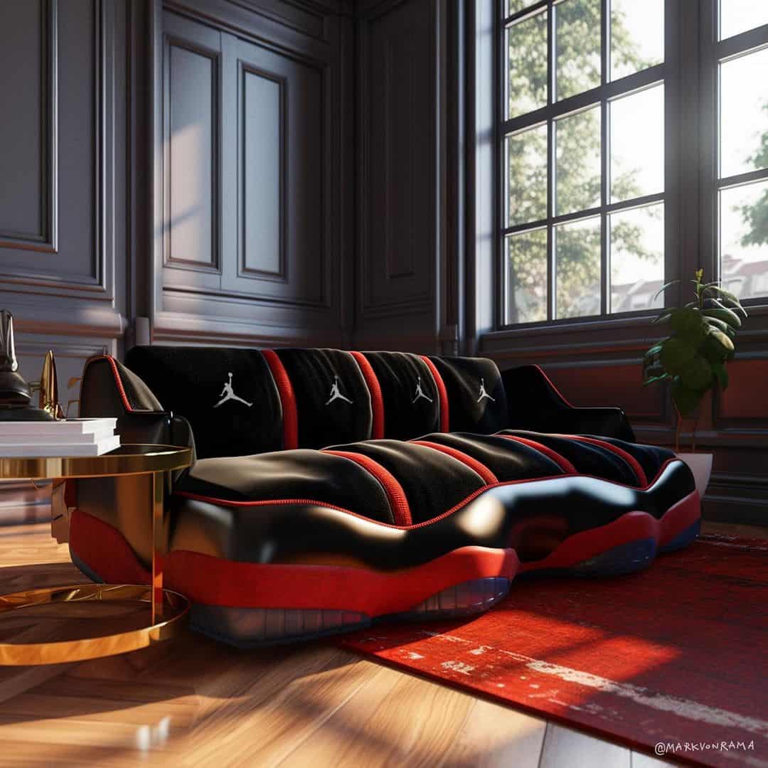 5 Sneaker-Inspired Sofas To Inspire Your Home Decor - Lifestyle Fortress